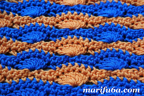 Ravelry: Shell waves blanket pattern by Marina Zvirgzdina