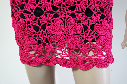 Ravelry: elegant red dress pattern by Marina Zvirgzdina