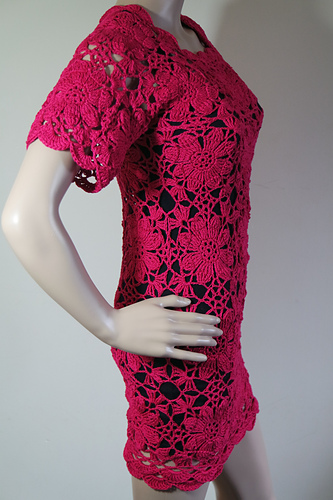 Ravelry: elegant red dress pattern by Marina Zvirgzdina