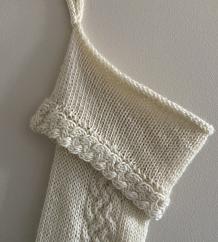 Ravelry: Celtic Plaits Christmas Stocking pattern by Julie Steinhafel