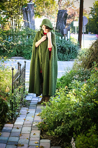 Ravelry: marla3206's Long Hooded Cape