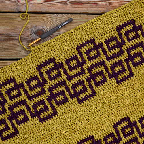 Ravelry: The One, Two, Three, Four! Blanket pattern by Martin Up North