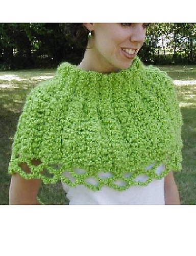 Ravelry: Basic Capelet pattern by Mary Jane Hall
