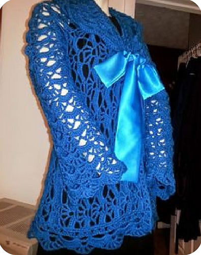 Ravelry: Monique Hooded Jacket pattern by Mary Jane Hall