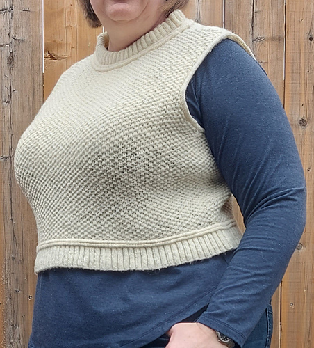 Ravelry: Chainmail Slipover pattern by Hanna | HERBGARDEN knitwear