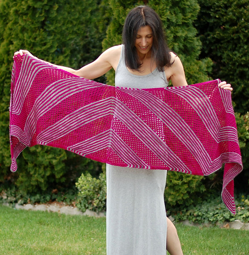 Ravelry: Tangram Shawl pattern by Mary Annarella