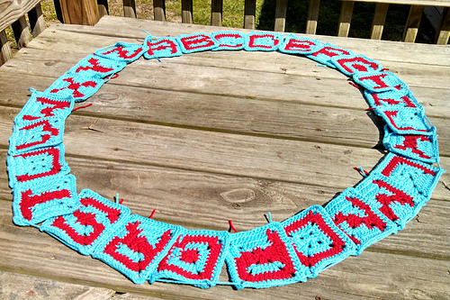 Ravelry: Alphabet Granny Square Letters pattern by Mary Walker