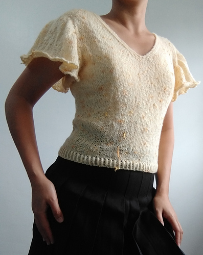 Ravelry: Butterfly Sweater pattern by Minimi Knit Design