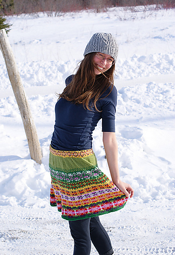 Ravelry: Prairie skirt pattern by Maude L. Baril