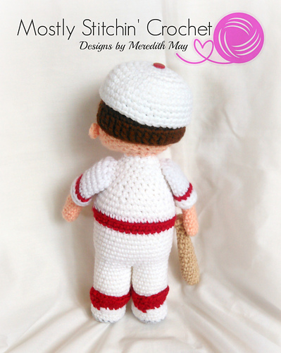 Ravelry: Baseball Player pattern by Mostly Stitchin' Crochet Designs by ...