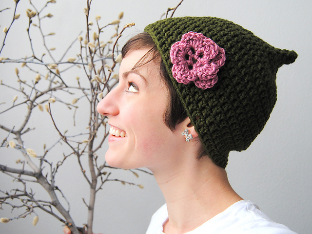 Ravelry: Baby Child or Adult Pixie Hat pattern by Rachel B. Brown