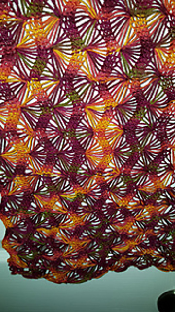 Ravelry: Machine Fan Lace Cheatsheet pattern by Kristy