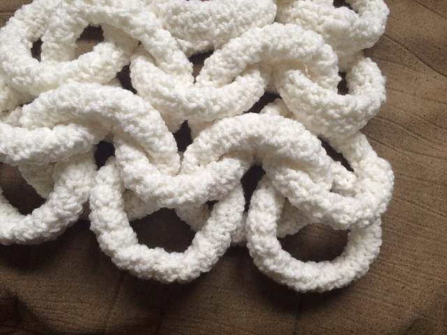 Ravelry: Chain Mail Throw (Crochet) pattern by Luthvarian