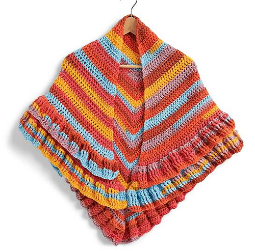 Ravelry: Ruffled Shawl pattern by Yarnspirations Design Studio