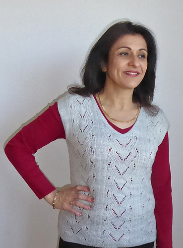 Ravelry: Knitted Red Summer Top pattern by Elaine Phillips