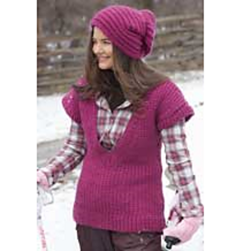 Ravelry: Rib Stitch Vest pattern by Patons