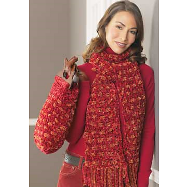 Ravelry: Woven Scarf (crochet) pattern by Patons