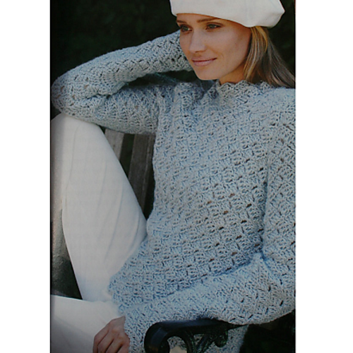 Ravelry: Crosshatch Pullover pattern by Patons