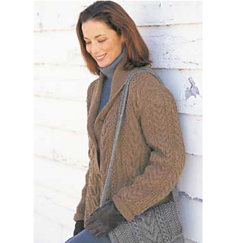 Ravelry: Garter and Cables Jacket pattern by Patons