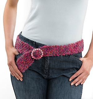 Ravelry: Buckled Belt #50397 pattern by Lion Brand Yarn