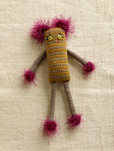 Ravelry: Crocheted Striped Sally Doll pattern by Lion Brand Yarn