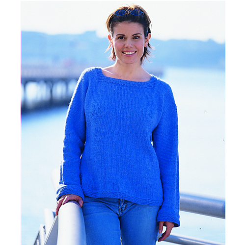 Ravelry: Easy Adult Sweater pattern by Lion Brand Yarn
