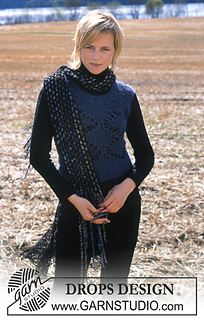 Ravelry: 0-383 Scarf pattern by DROPS design