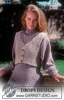 Ravelry: 43-12 top and waistcoat pattern by DROPS design