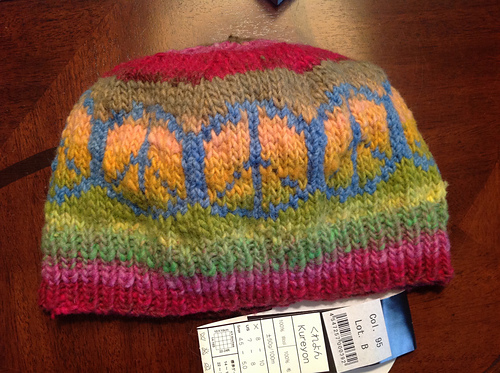 Ravelry: World Peace Hat pattern by Lorna Pearman