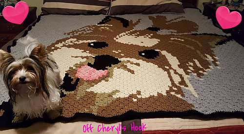 Ravelry: Yorkie Afghan pattern by Kim Latshaw