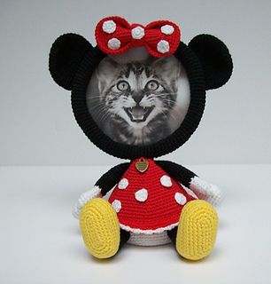 Ravelry: mcvos' Photo frame Minnie Mouse