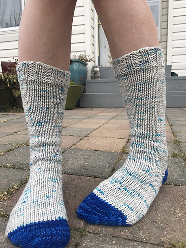 Ravelry: Knit Fast, Heel Later pattern by Myrna Batten