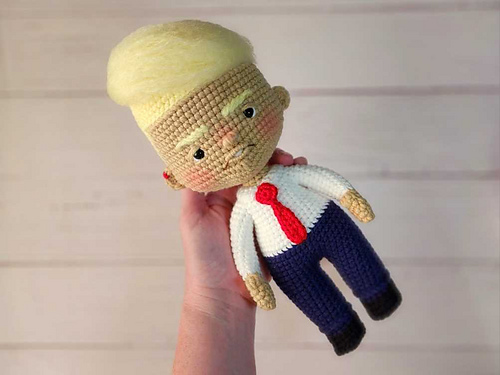 Ravelry: Amigurumi Trump pattern by Megan Stoaks