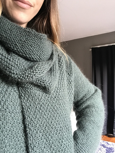 Ravelry: 007 Cowl Cardigan pattern by Lisa Richardson