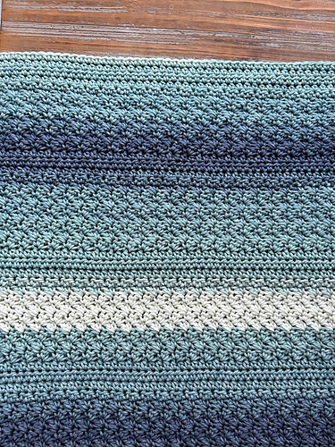 Ravelry: Mason Lake Baby Blanket pattern by Becky Pickett