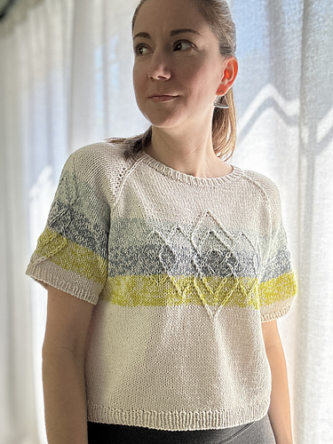 Ravelry: Prismatic Reflection Sweater pattern by Michele Frazzetta