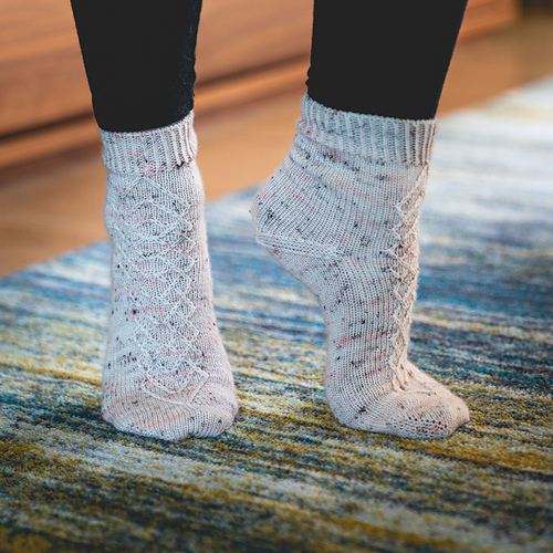 Ravelry: Prismatic Reflection Socks pattern by Michele Frazzetta