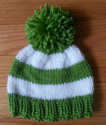 Ravelry: Pom-Pom Beanie pattern by Mary's Knittin' Designs