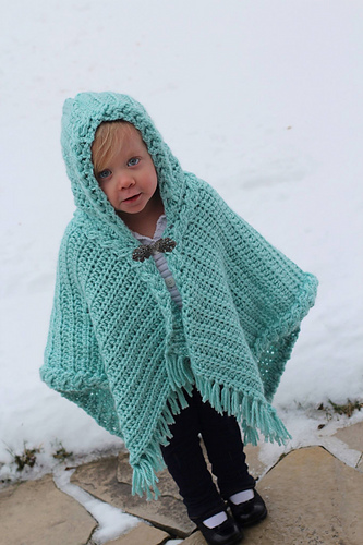 Ravelry: Nordic Winter Crochet Cape pattern by Briana K Designs
