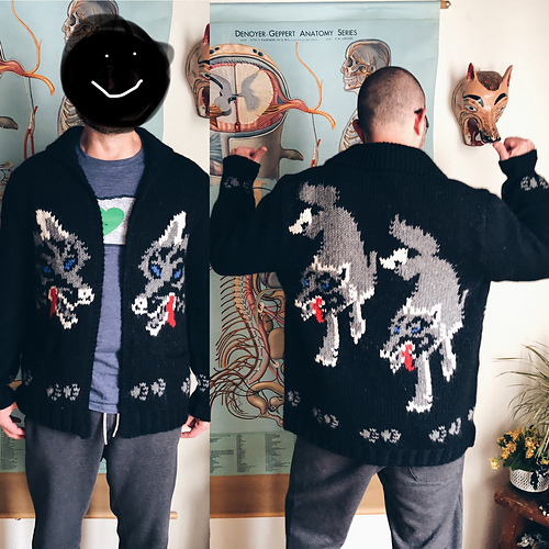 Ravelry: Wolf Cardigan pattern by Mary Maxim