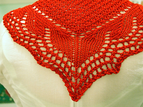 Ravelry: Raspberry Ripple Shawlette pattern by Meghan C. Radick
