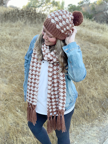 Ravelry: The Tobyn Hat and Scarf pattern by Meghan Ballmer