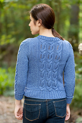 Ravelry: Avenue Cabled Pullover pattern by Kim Barnette