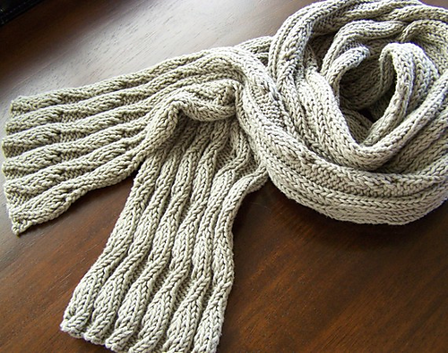 Ravelry: Ocean Waves Scarf pattern by Melanie Rice