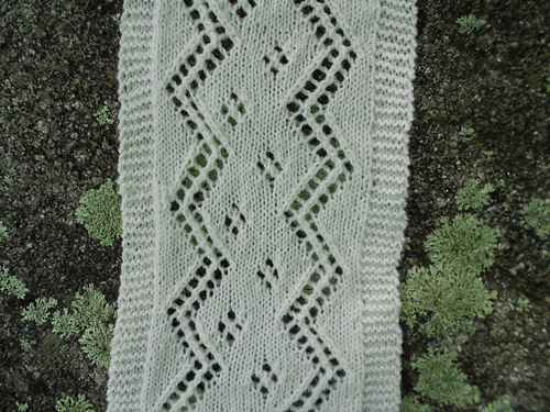 Ravelry: Winding Ribbons Lace Scarf pattern by Melody Hadley