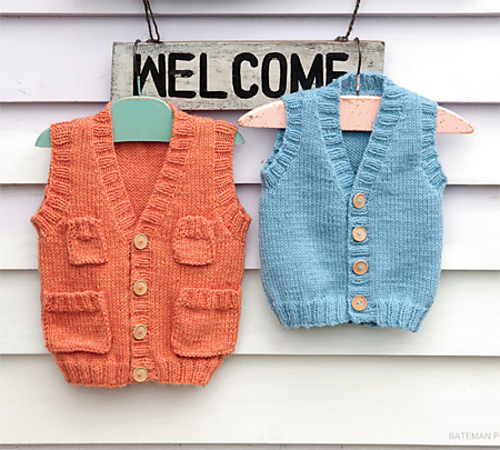 Ravelry: Little Fishing Vest pattern by Mel Clark