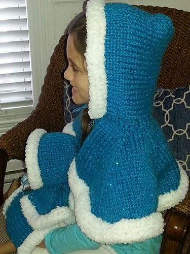 Ravelry: Frozen Princess Cape pattern by Melissa Kemmerer