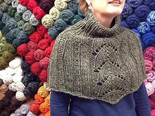 Ravelry: Winter Garden Capelet pattern by Marianne Garrison