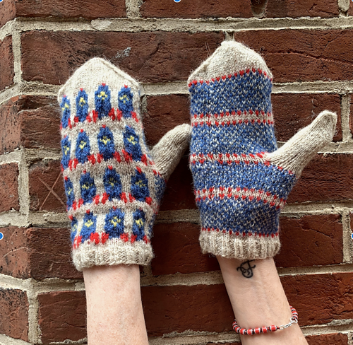 Ravelry: Rocket Ship Mittens pattern by Meredith F. Small