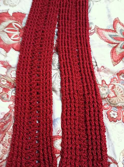 Ravelry: Textured Scarf pattern by Merri Purdy
